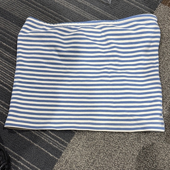 Edikted | Tops | Edikted Blue And White Striped Womens Tube Top | Poshmark